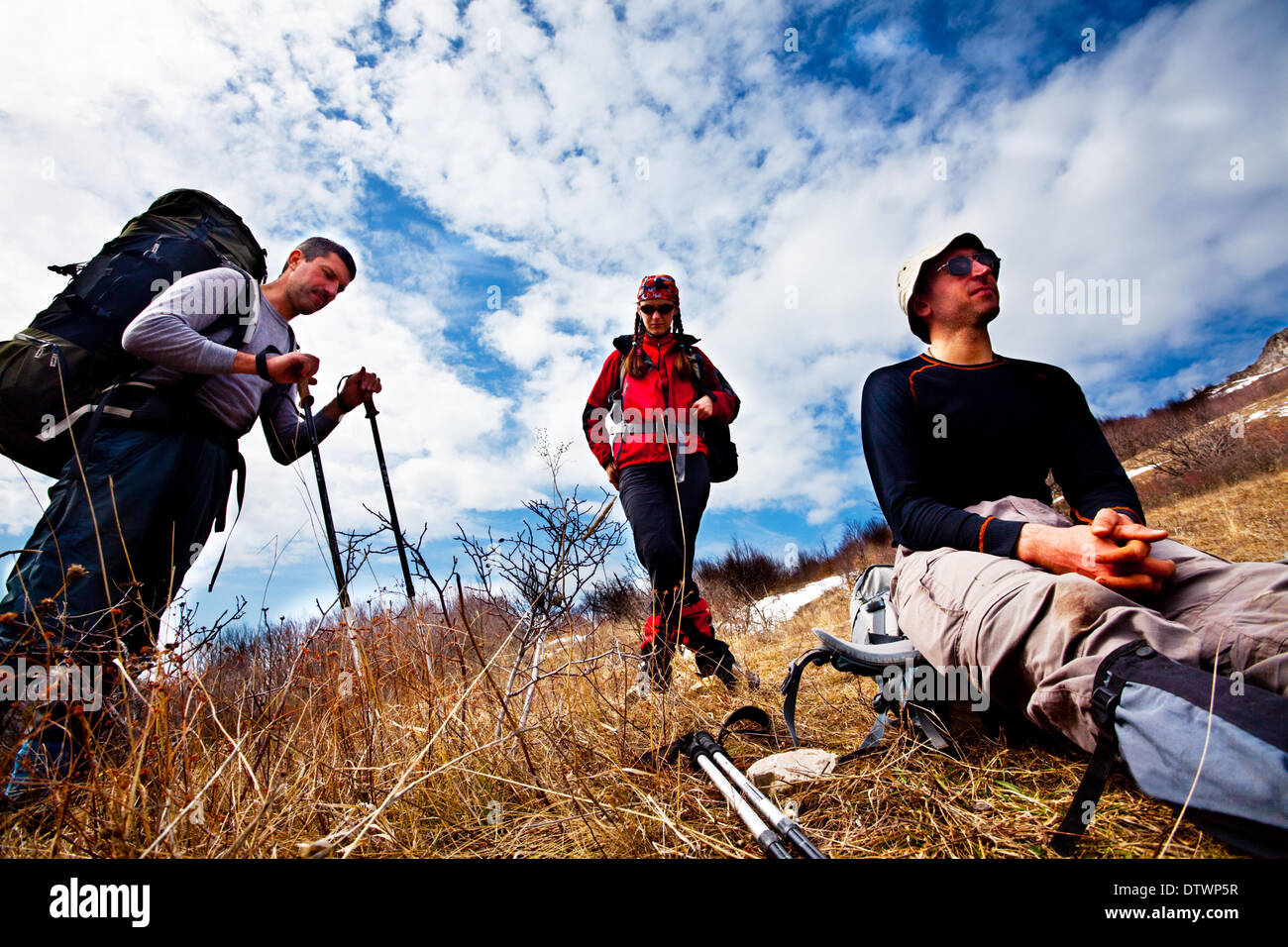 People in hike Stock Photo - Alamy