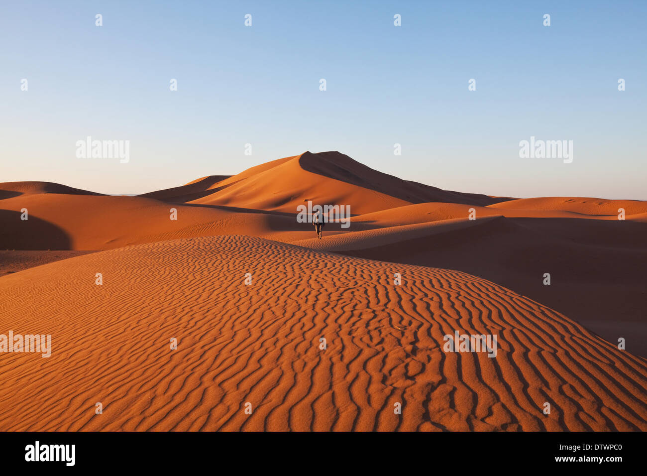 Hike in desert Stock Photo - Alamy