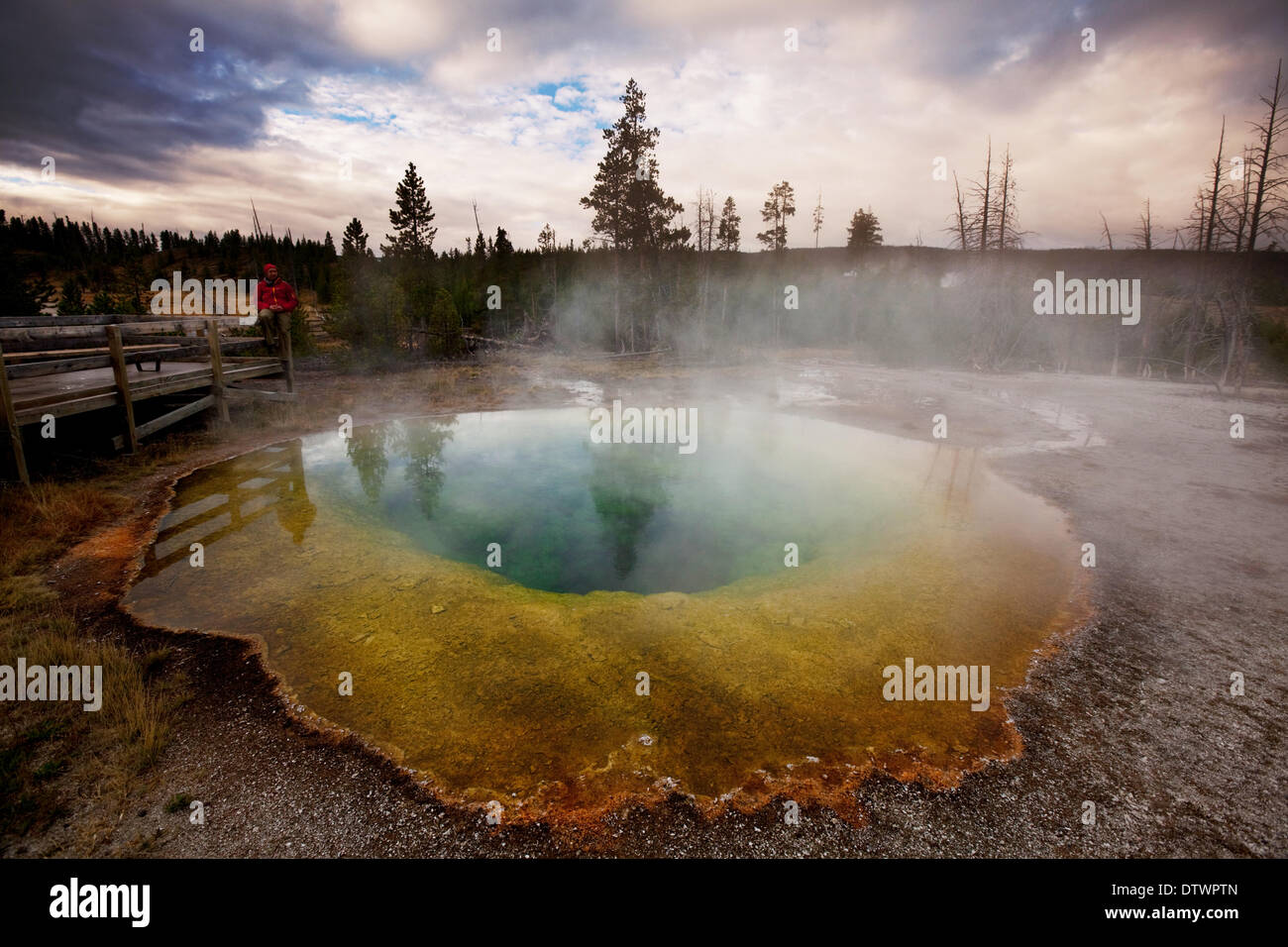 Morning Glory Pool Stock Photo - Alamy