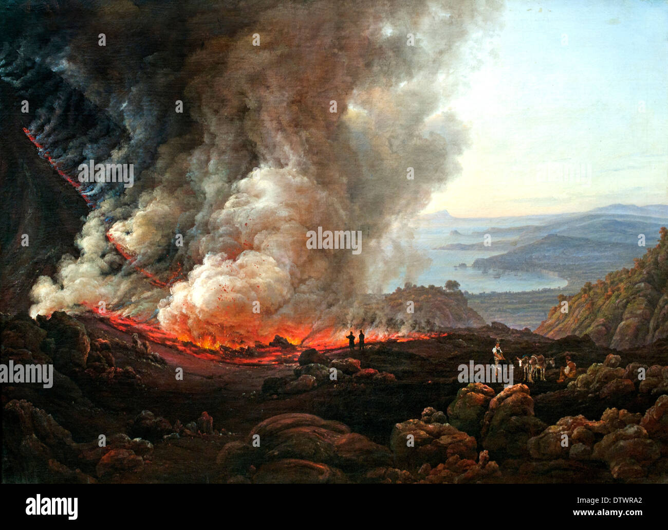 Eruption of vesuvius hi-res stock photography and images - Alamy