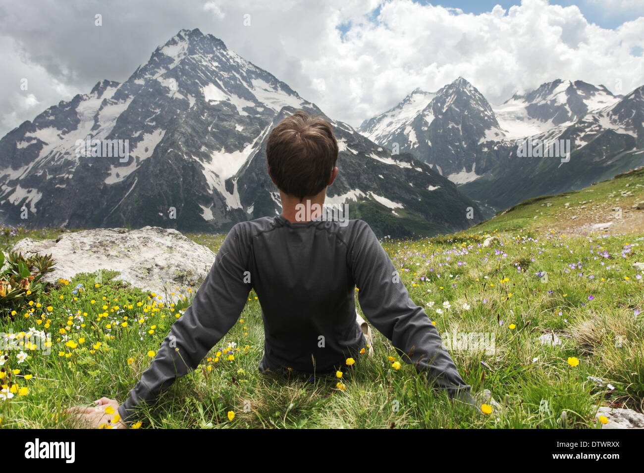 Relaxing boy hi-res stock photography and images - Alamy