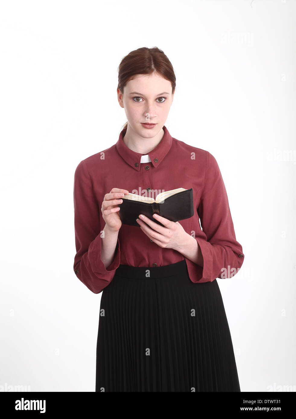 Female priest preaching hi-res stock photography and images - Alamy