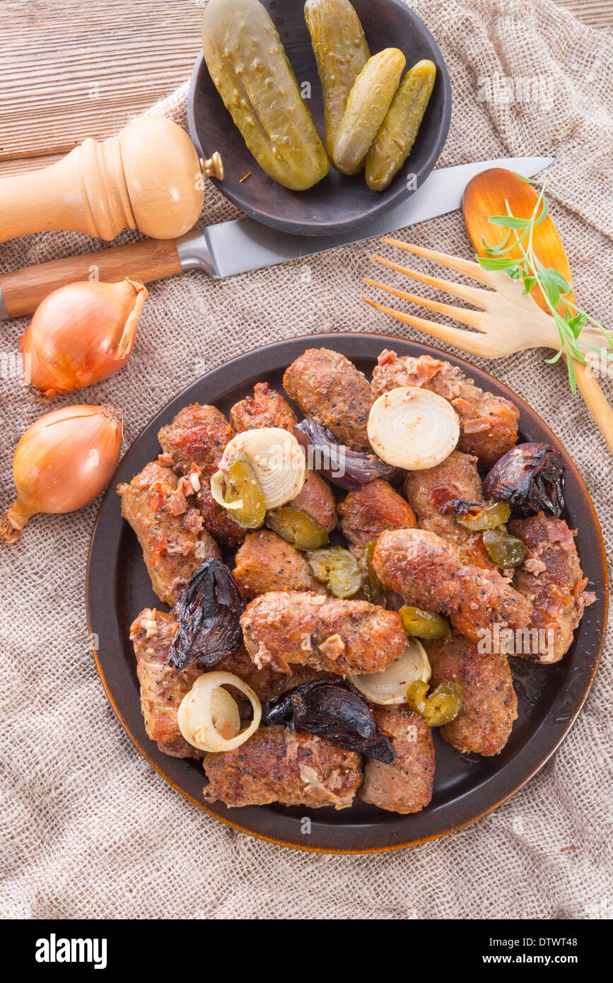 meat beefs olive Stock Photo - Alamy