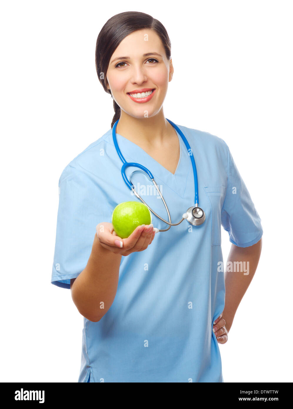 Doctor hand holding green hi-res stock photography and images - Alamy