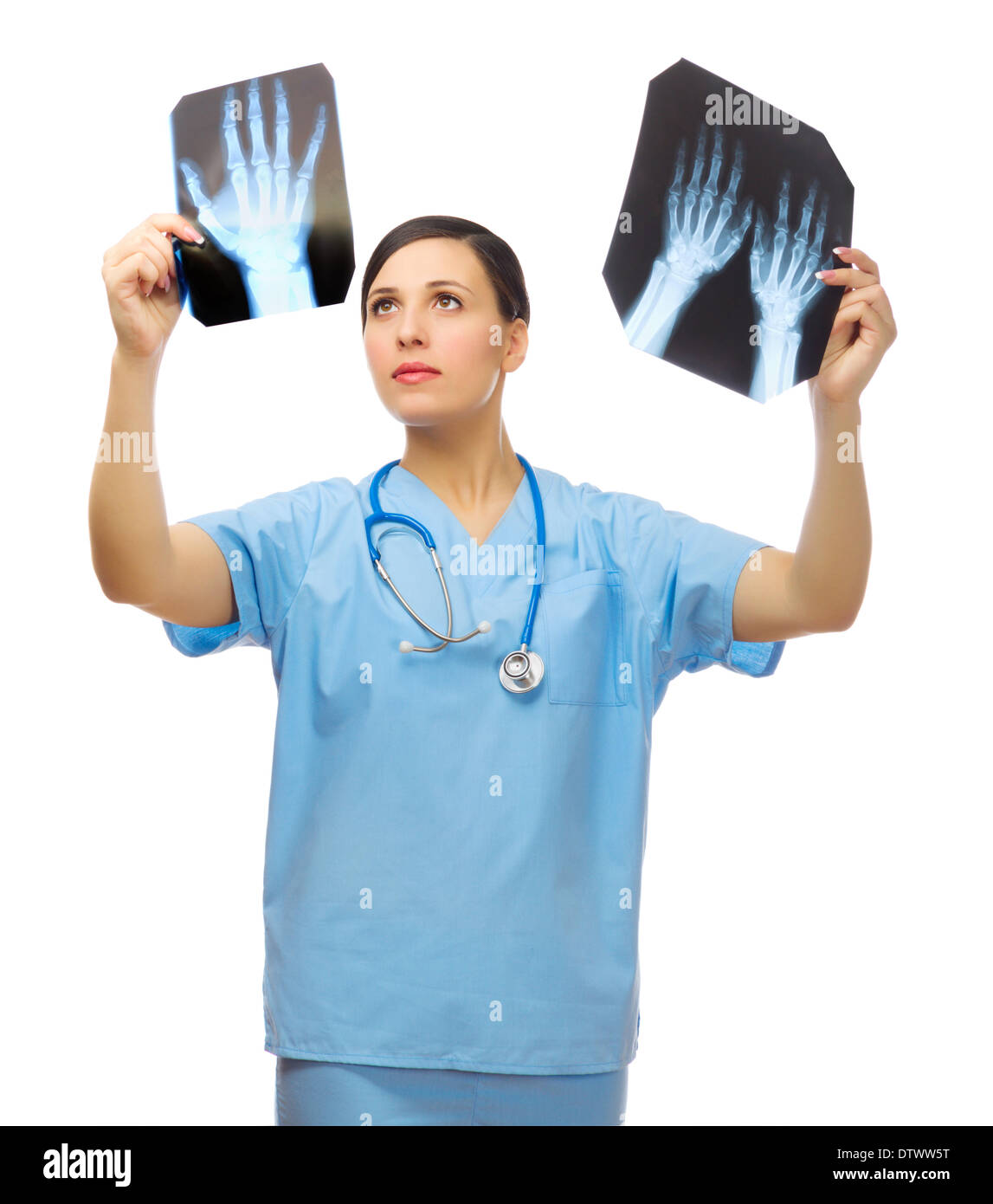 Young doctor ray isolated hi-res stock photography and images - Alamy