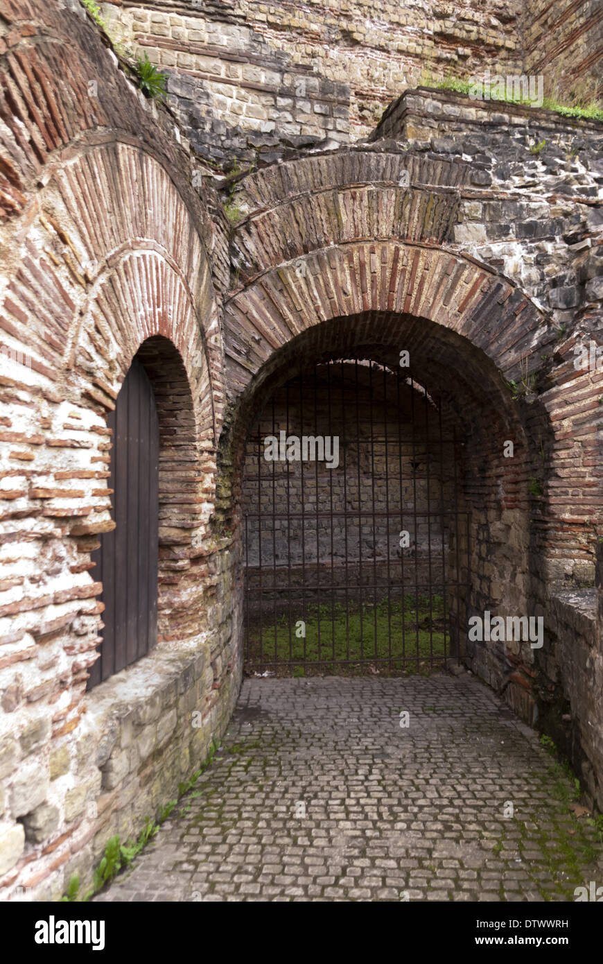 Roman bath ruins in Trier Stock Photo - Alamy