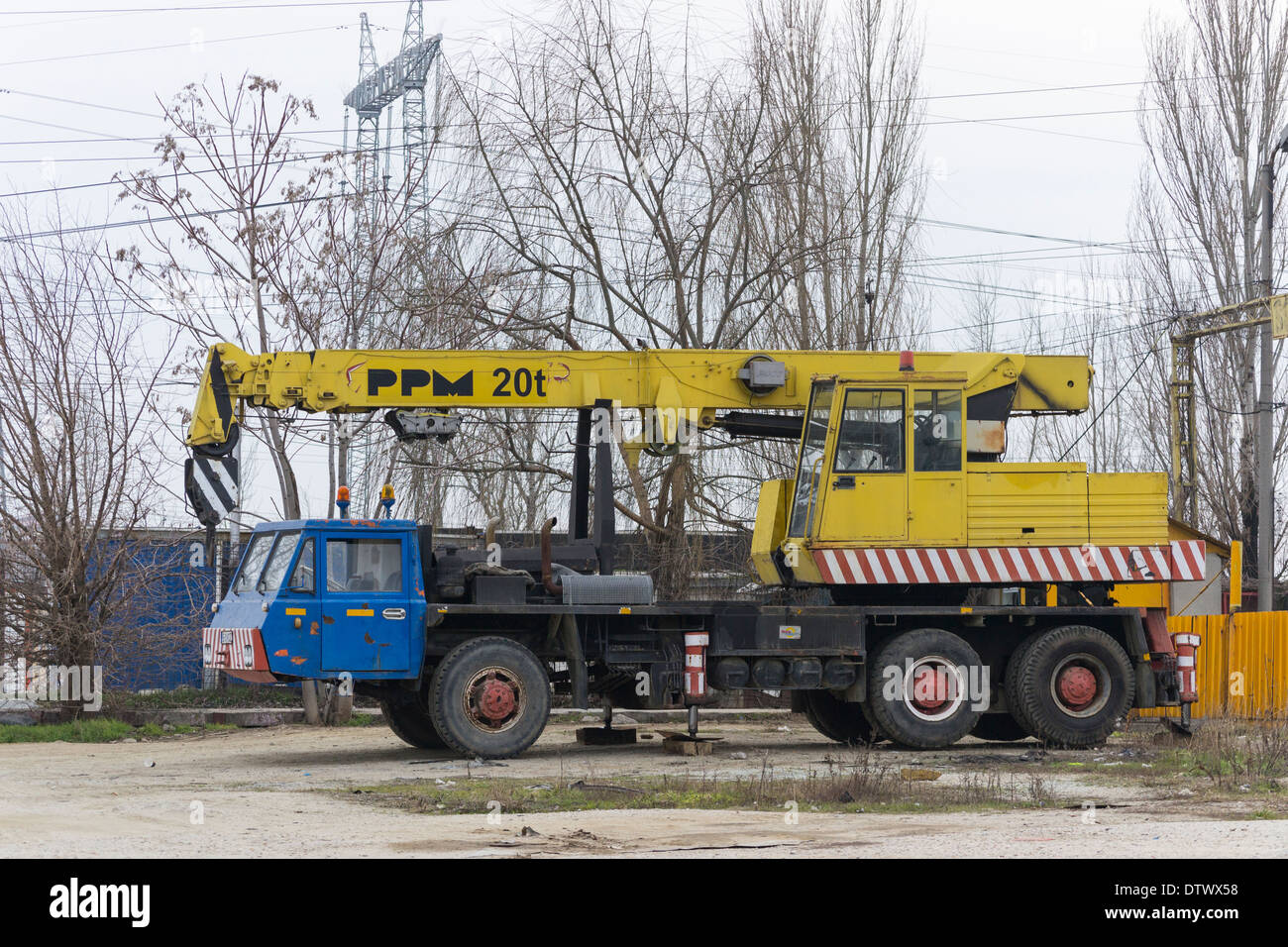 PPM 20t truck crane Stock Photo - Alamy