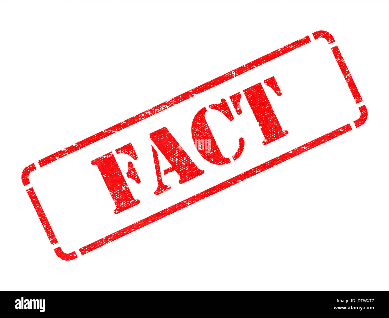 Fact - Inscription on Red Rubber Stamp Isolated on White Stock Photo ...
