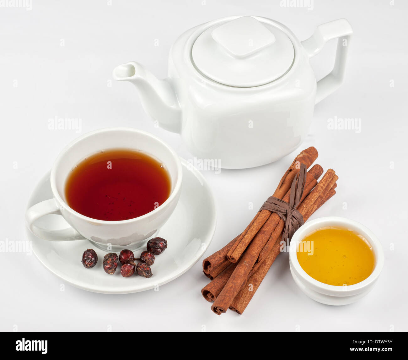 berries tea Stock Photo - Alamy