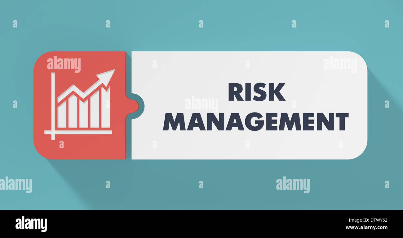 Risk Management Concept in Flat Design with Long Shadows Stock Photo ...