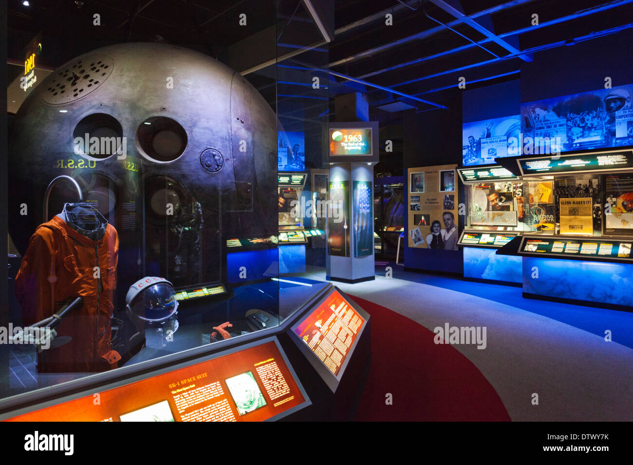 USA, Kansas, Hutchinson, Kansas Cosmosphere and Space Center, Soviet ...