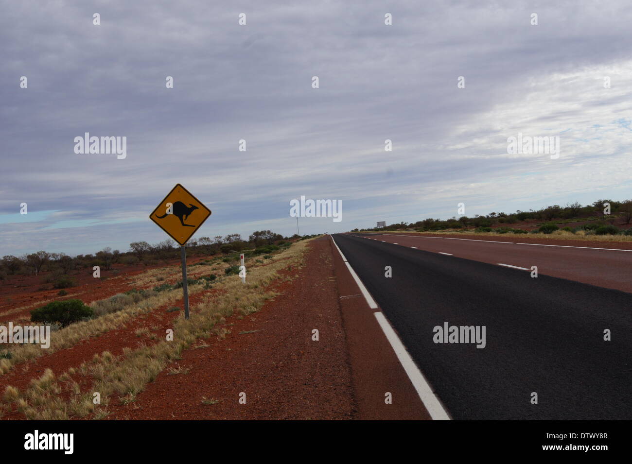 beware of kangaroos Stock Photo - Alamy