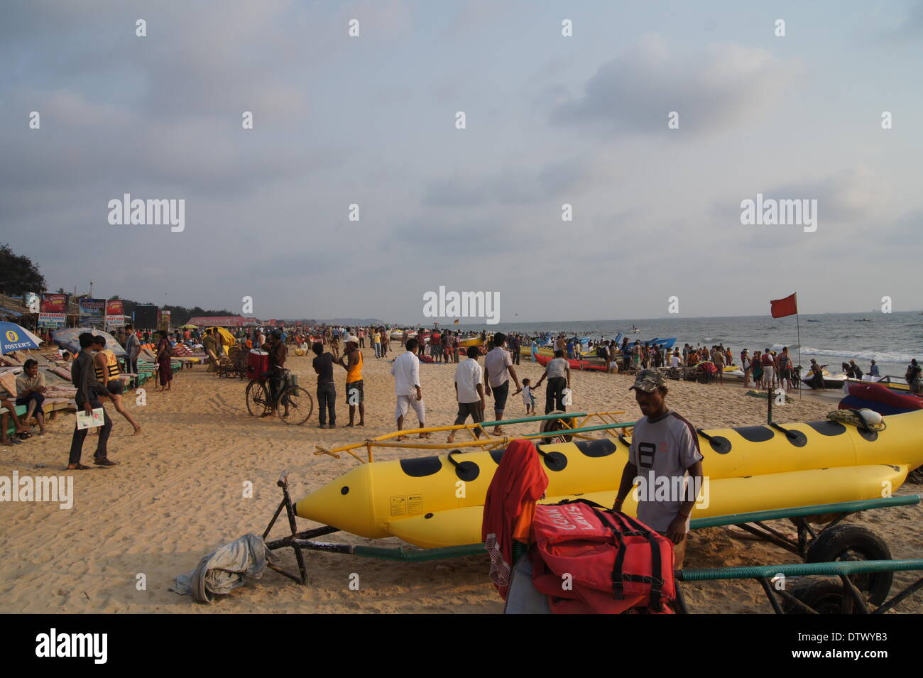 Calangute beach goa hi-res stock photography and images - Alamy