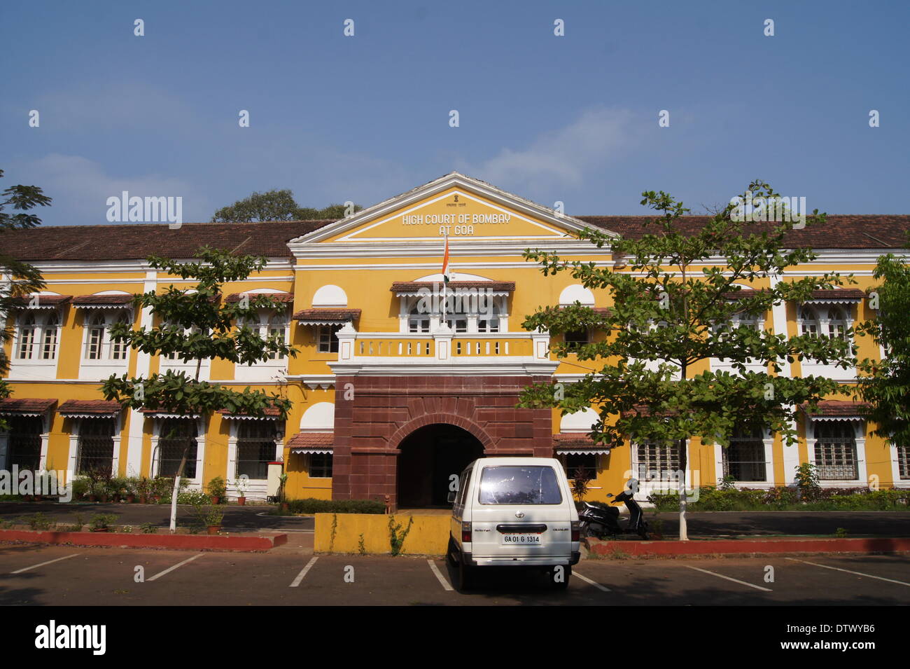 colonial style building,panaji,goa,india Stock Photo - Alamy
