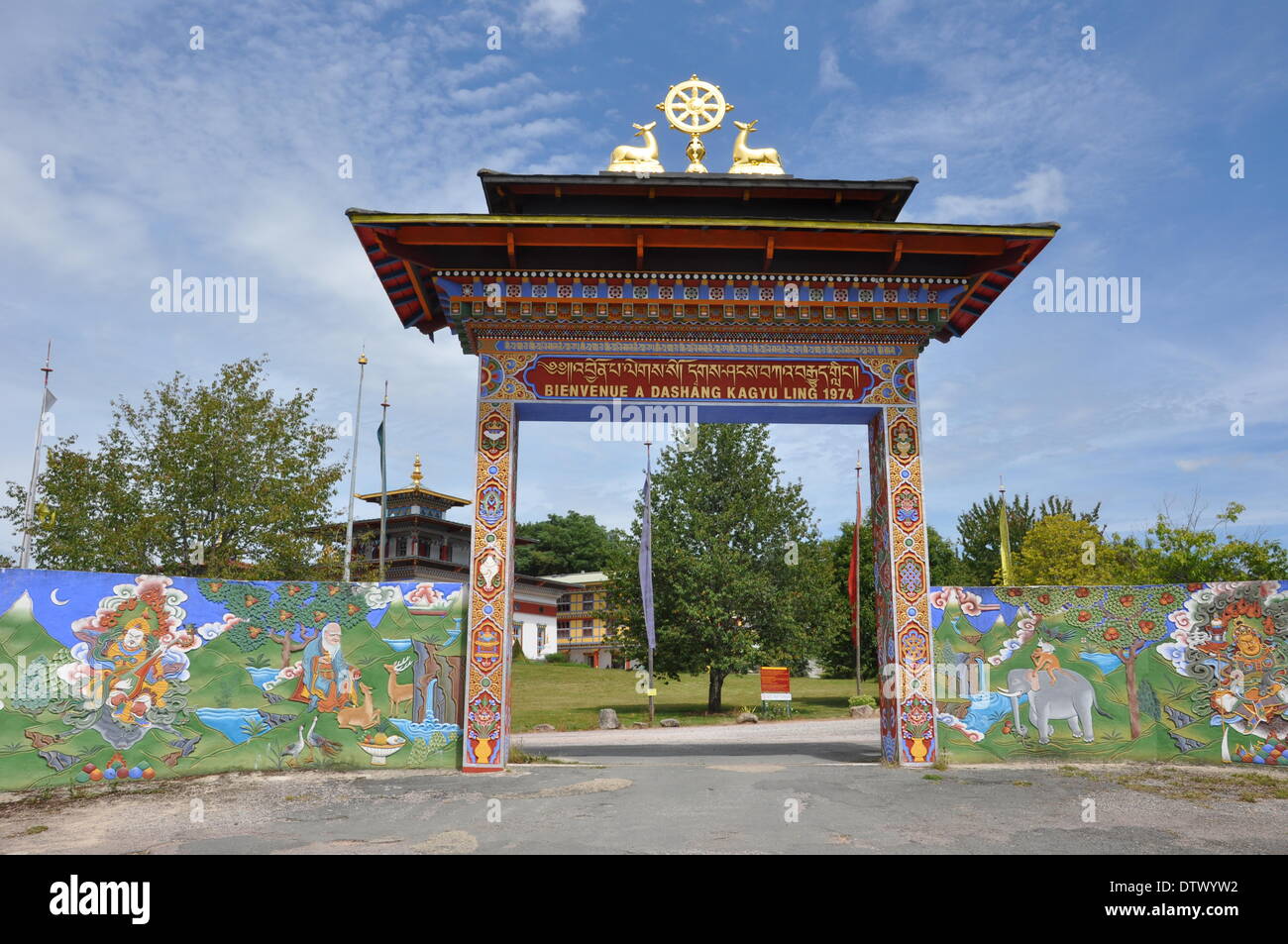 temple of a thousand buddhas,france Stock Photo - Alamy