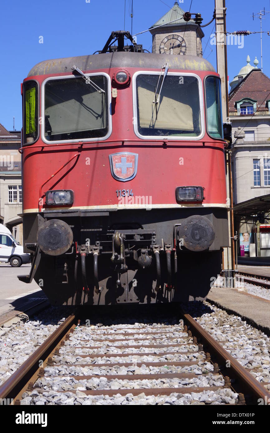 RE 4/4 Locomotive,St.Gallen,Switzerland Stock Photo - Alamy