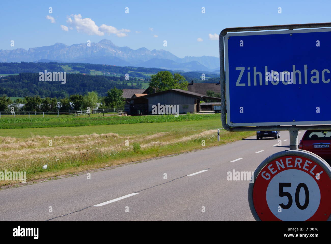 Ortsschild switzerland hi-res stock photography and images - Alamy