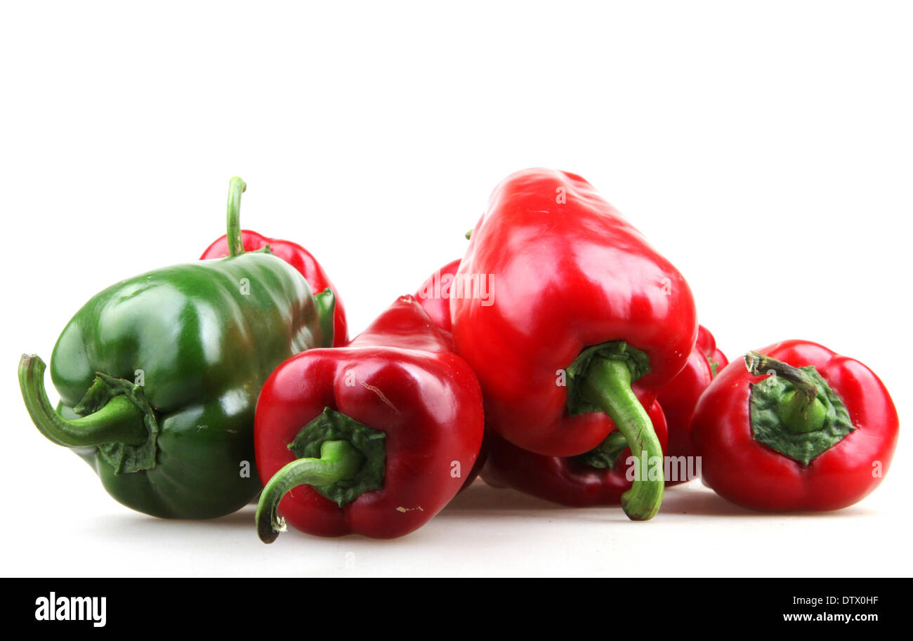 paprika isolated on white Stock Photo - Alamy