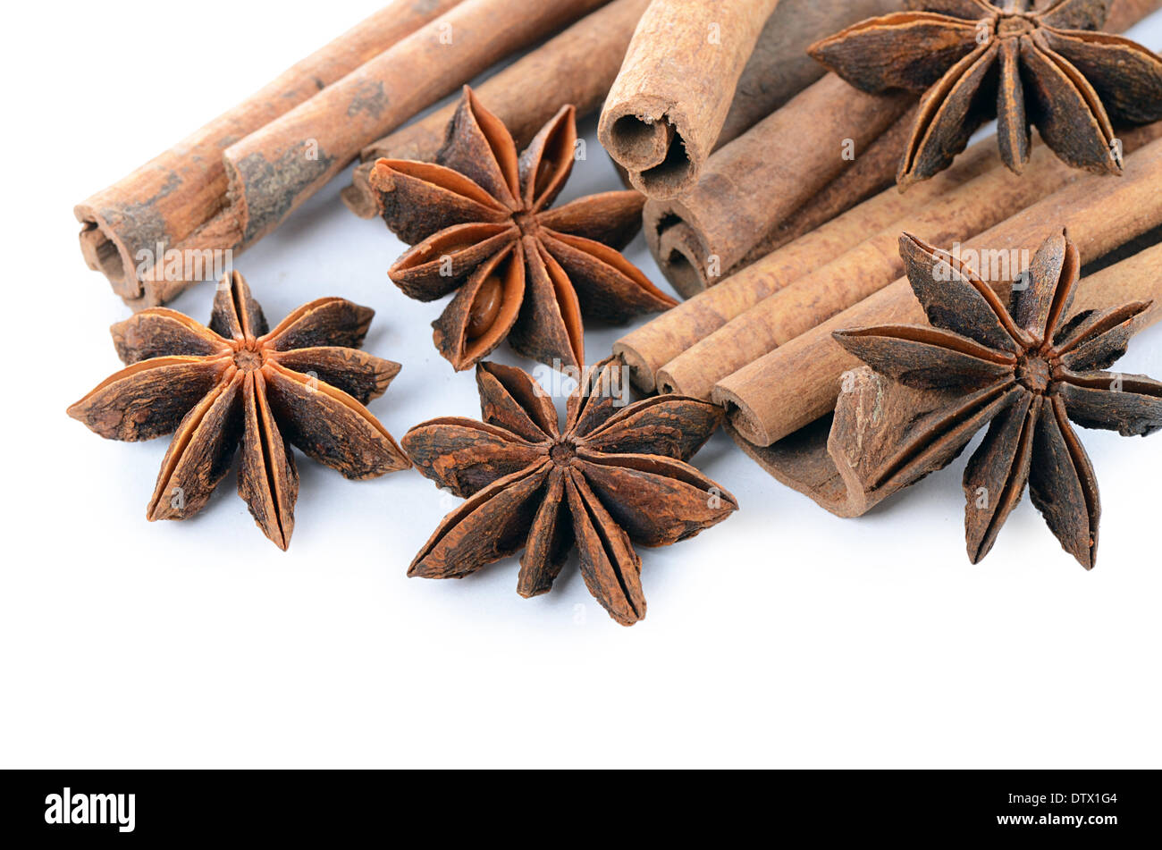 Anise isolated on white background Stock Photo - Alamy