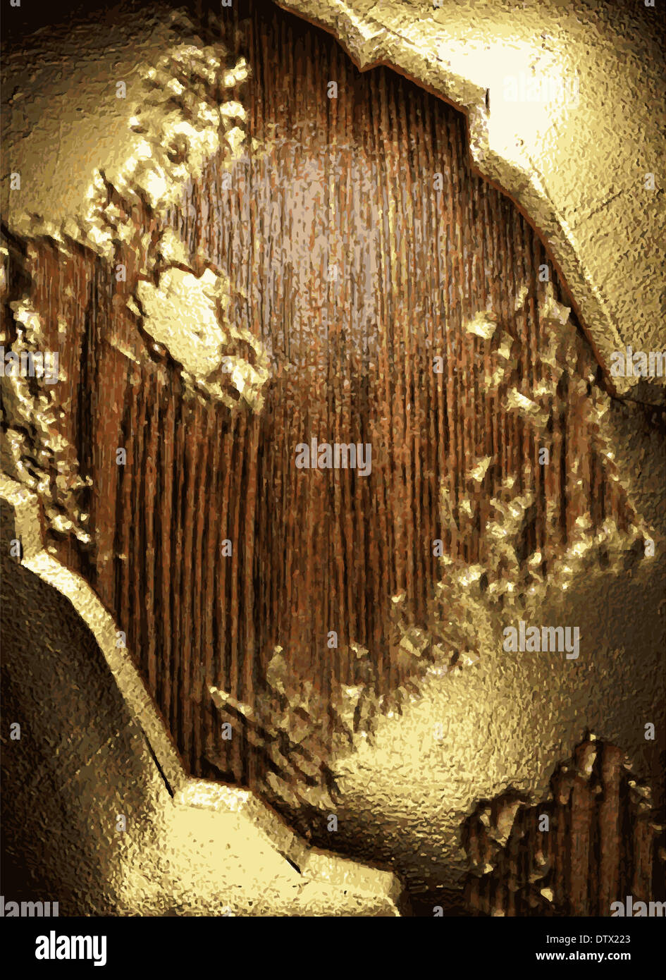 gold and wood background Stock Photo - Alamy