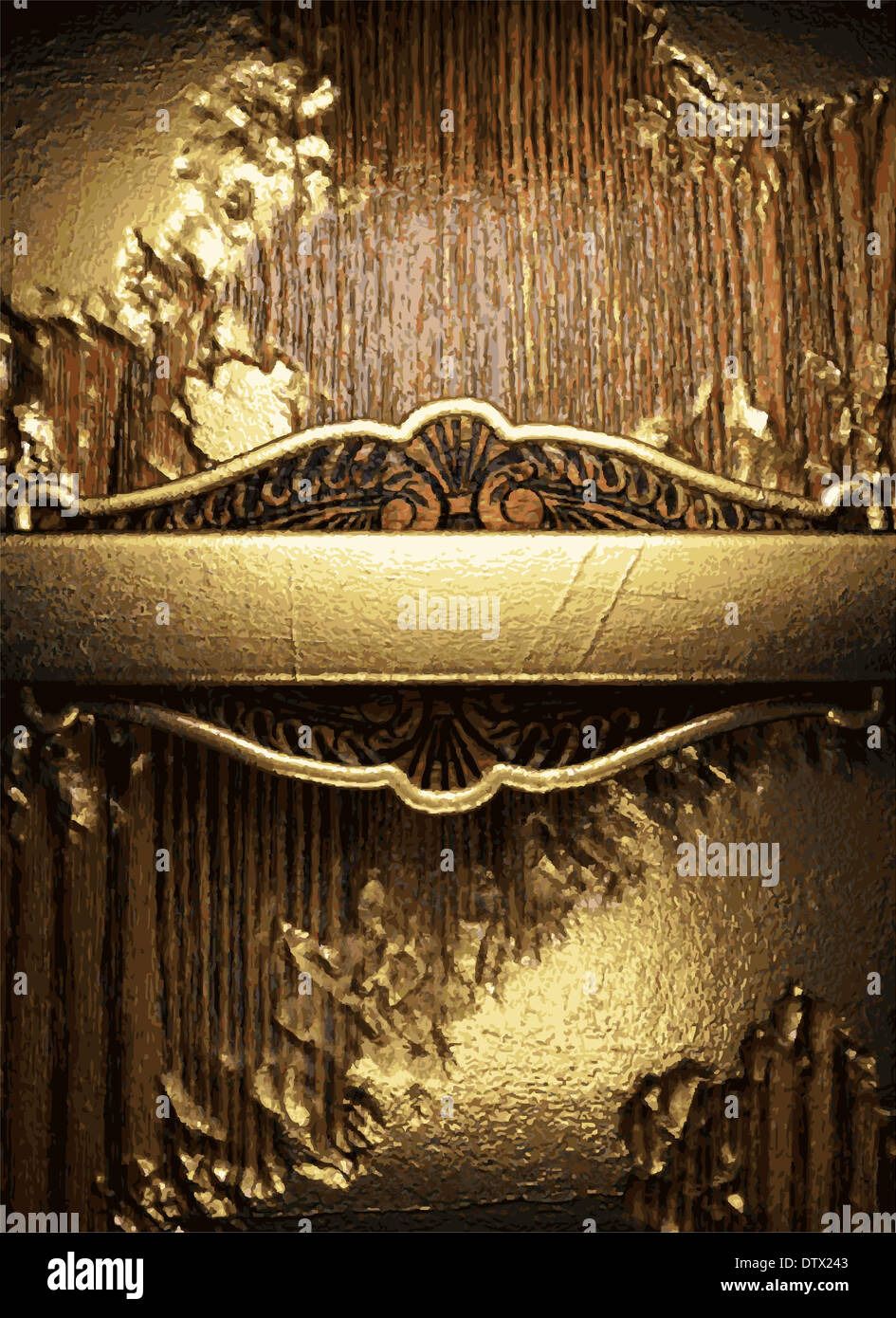 gold and wood background Stock Photo - Alamy