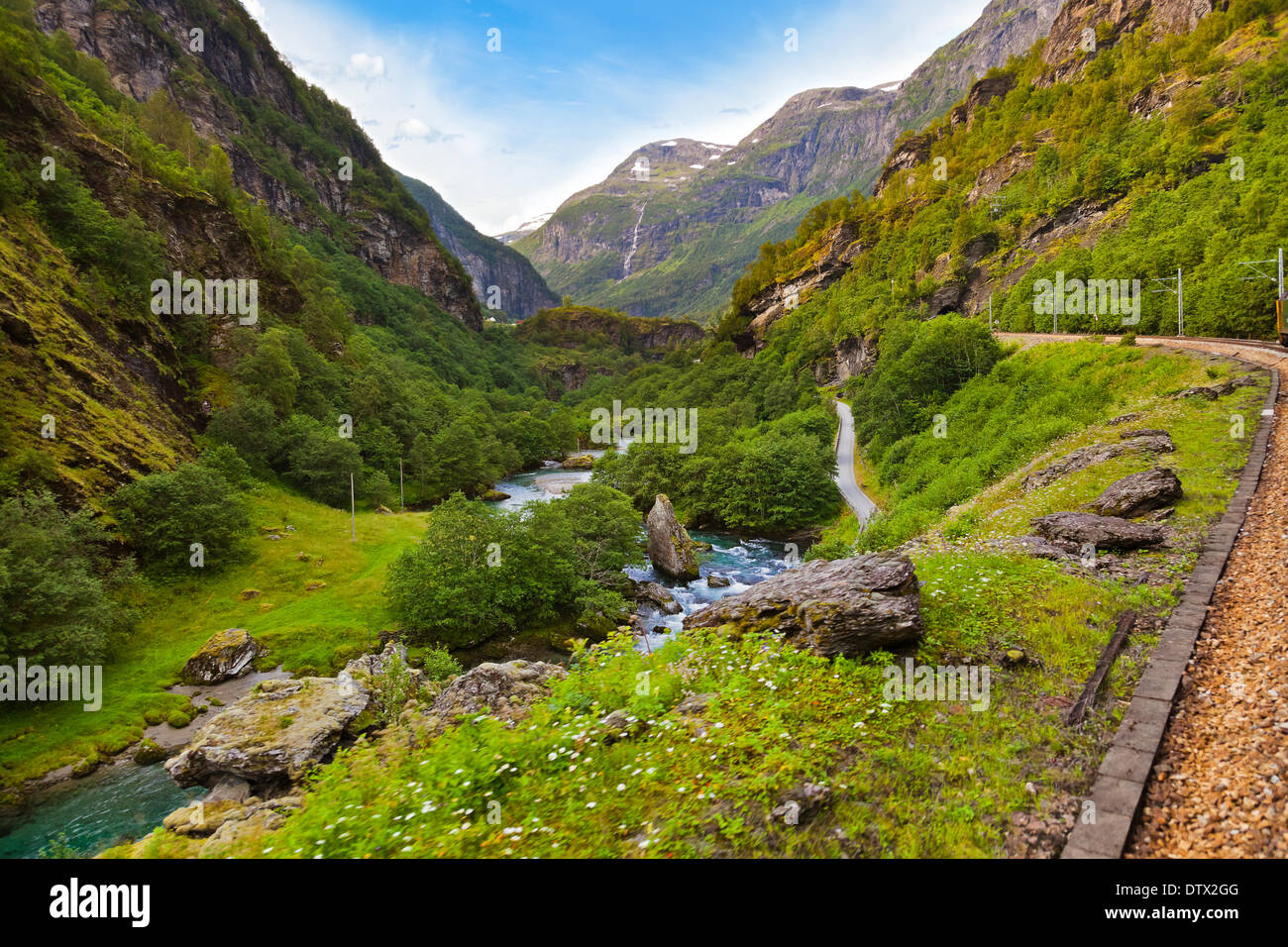 Flam railway norway hi-res stock photography and images - Alamy