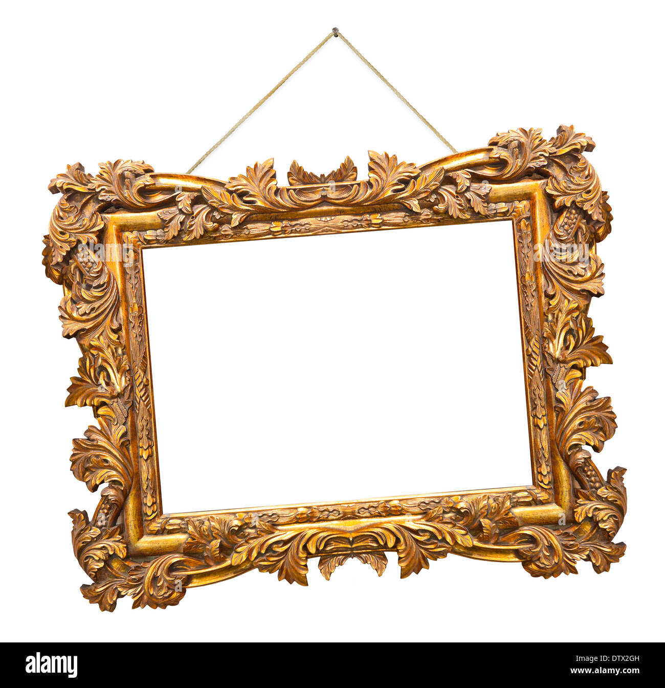 Old fashion retro gold picture Cut Out Stock Images & Pictures - Alamy