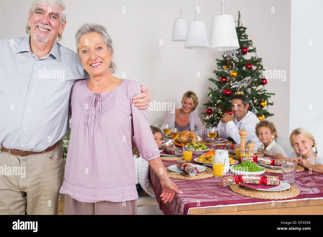 Hispanic family dinner multi generation hi-res stock photography and ...