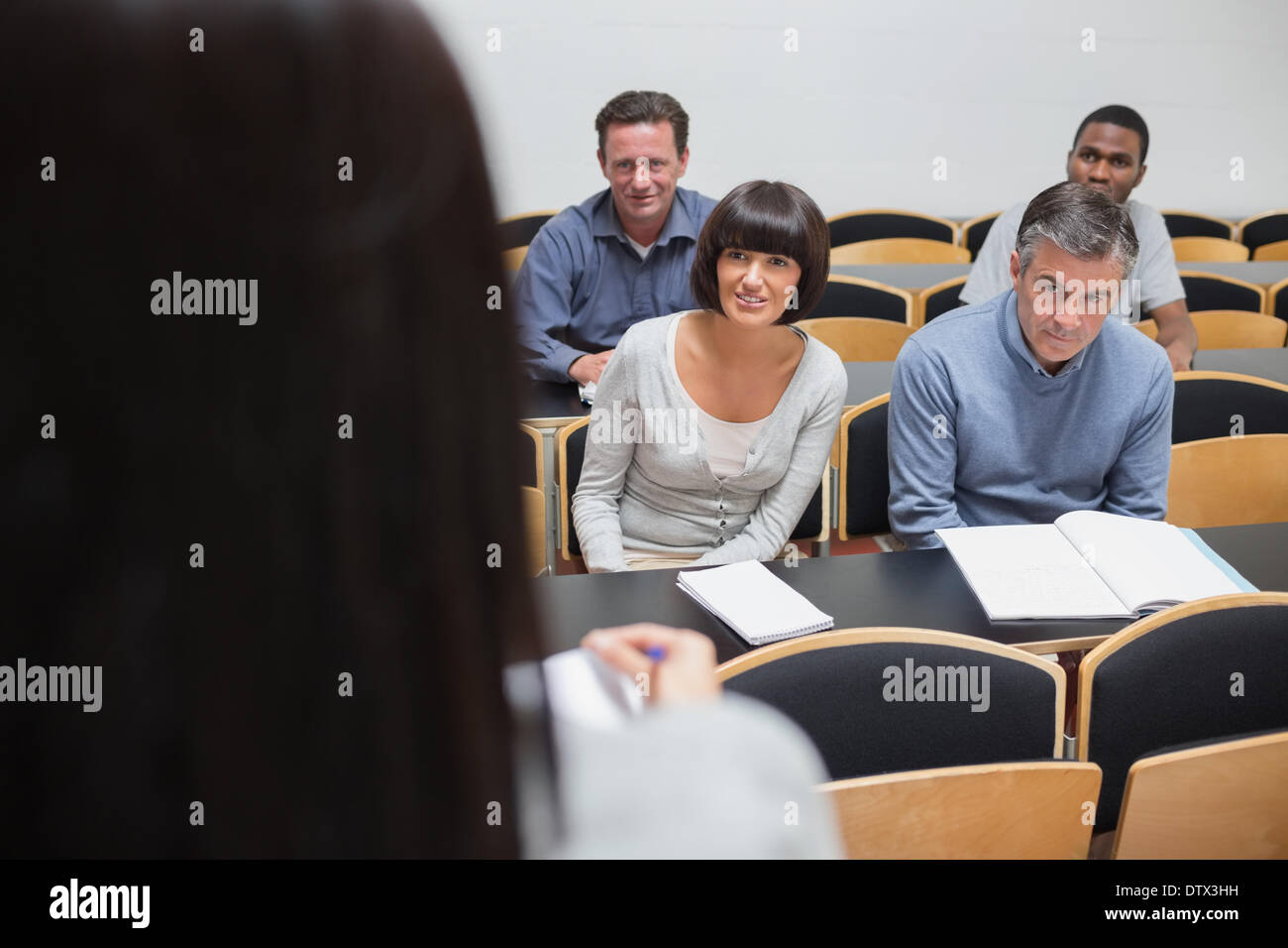 Lecturer notebook hi-res stock photography and images - Alamy