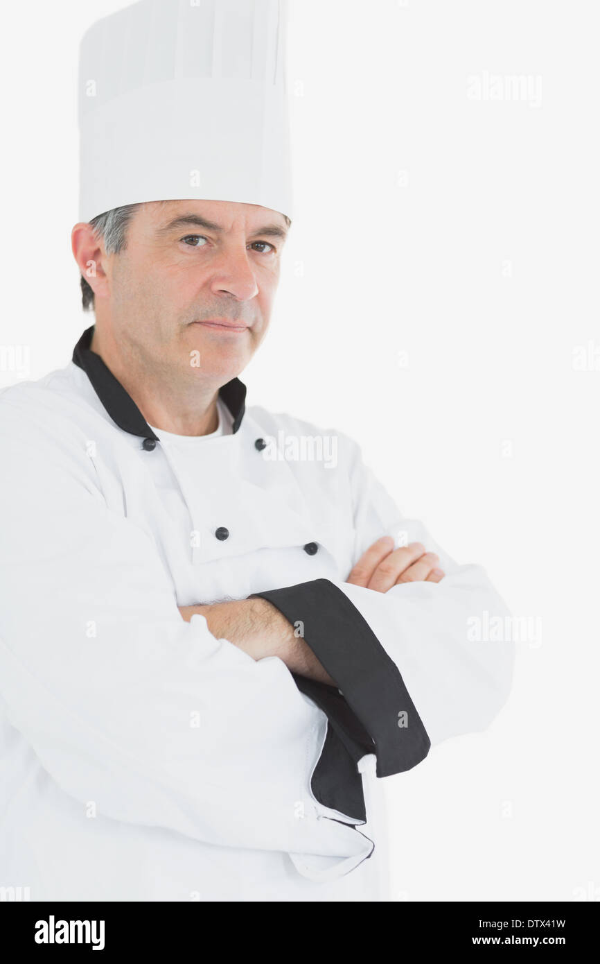 Confident chef with arms crossed Stock Photo - Alamy