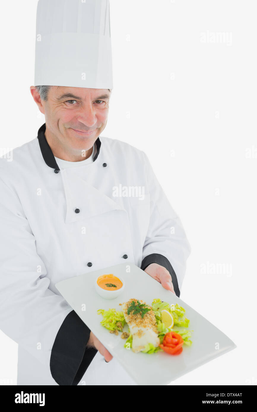 Happy male chef prepared hi-res stock photography and images - Alamy