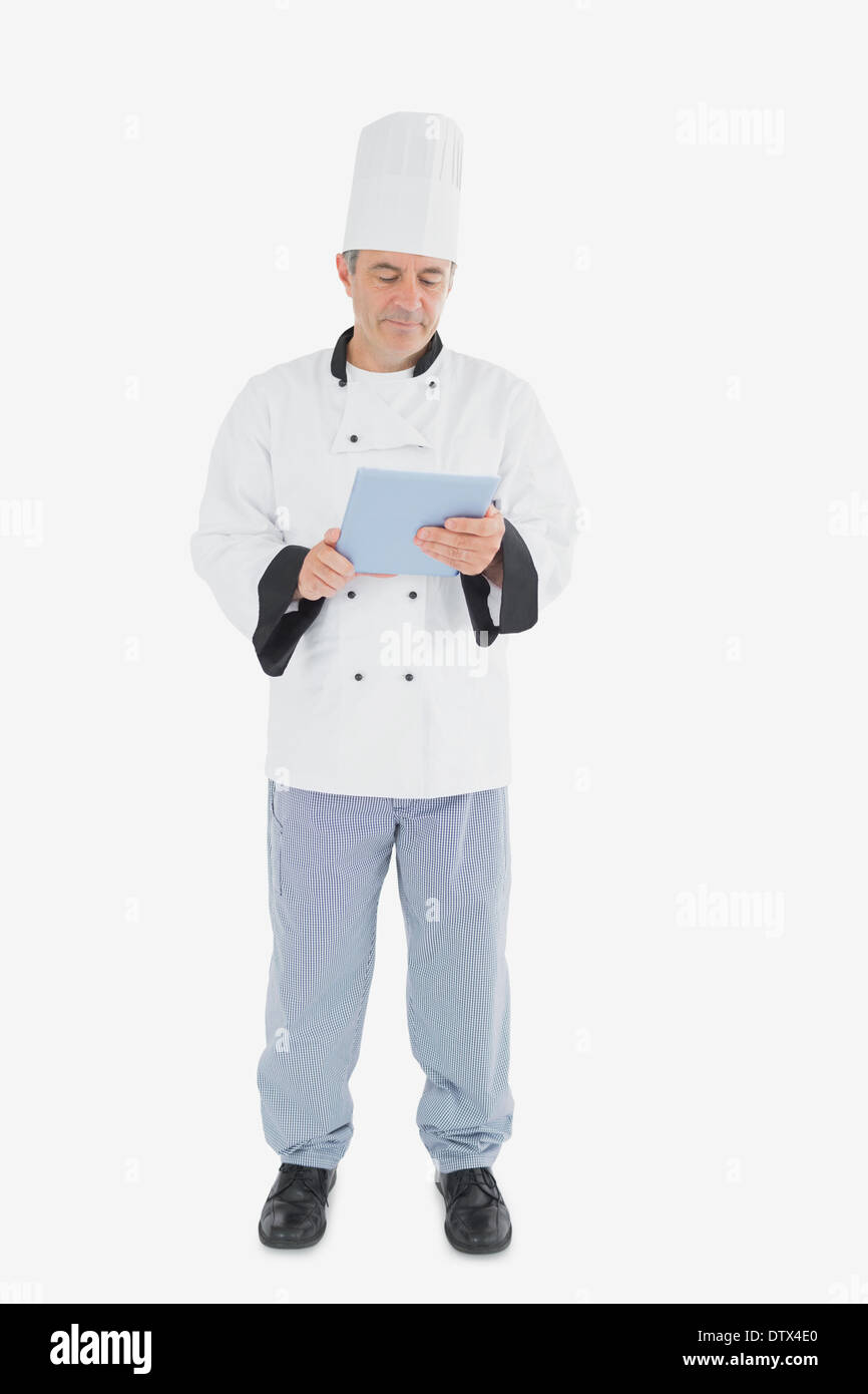 Male chef looking digital hi-res stock photography and images - Alamy