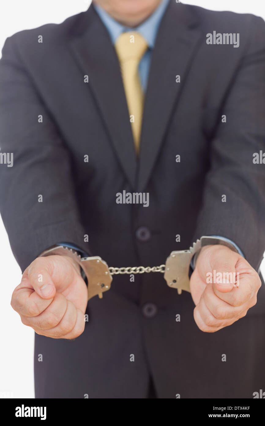 Businessman handcuffs hi-res stock photography and images - Alamy