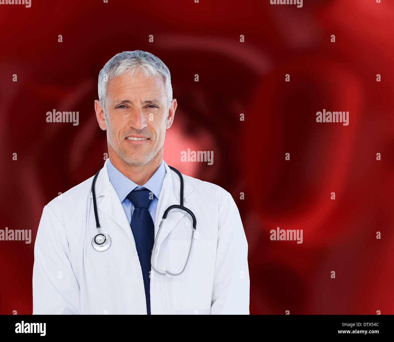 Mature male doctor red hi-res stock photography and images - Alamy