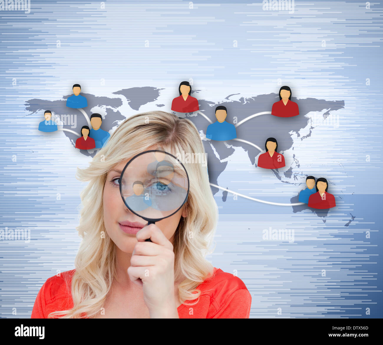 Looking through glass globe hi-res stock photography and images - Alamy