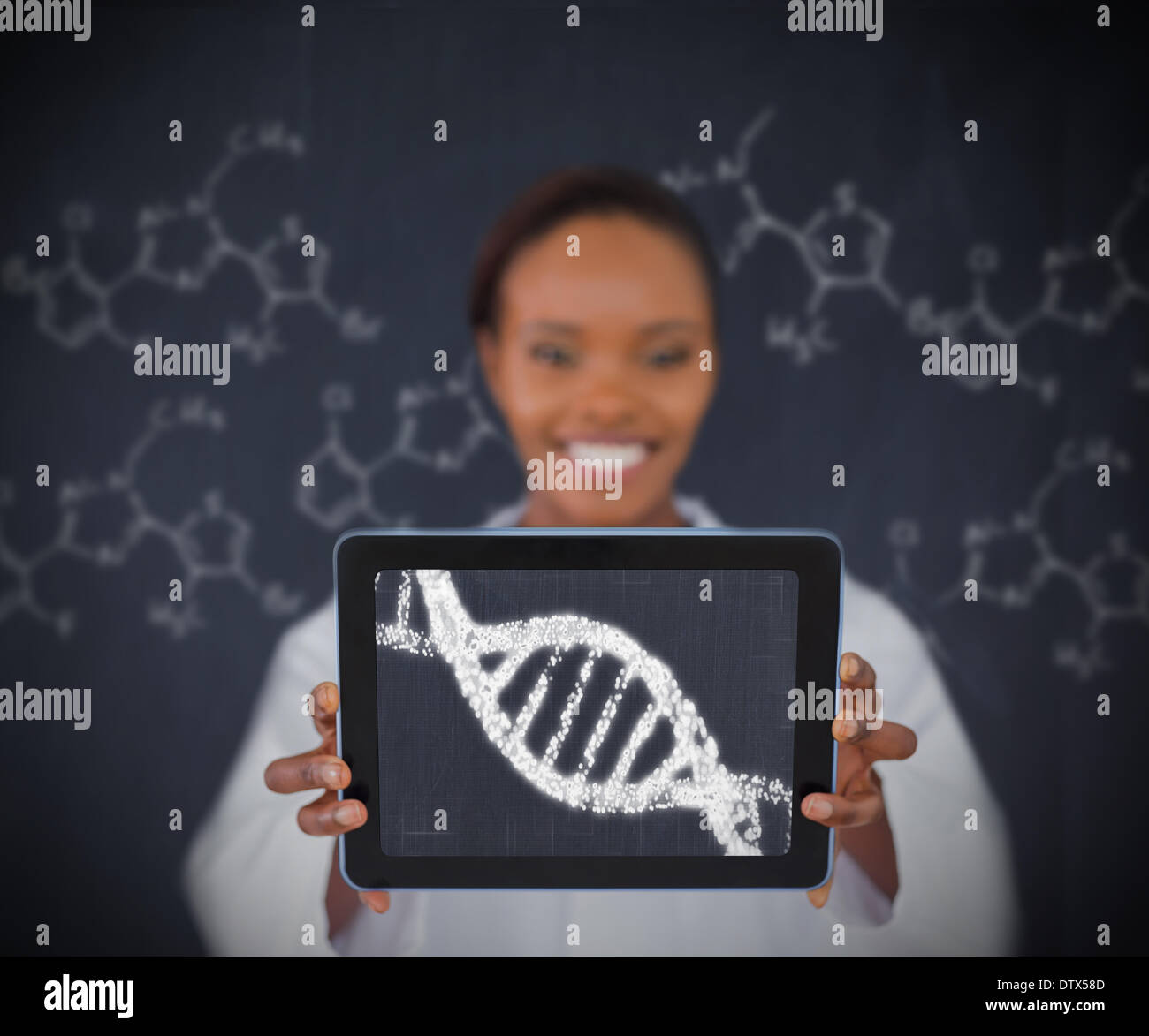 Woman with dna hi-res stock photography and images - Alamy