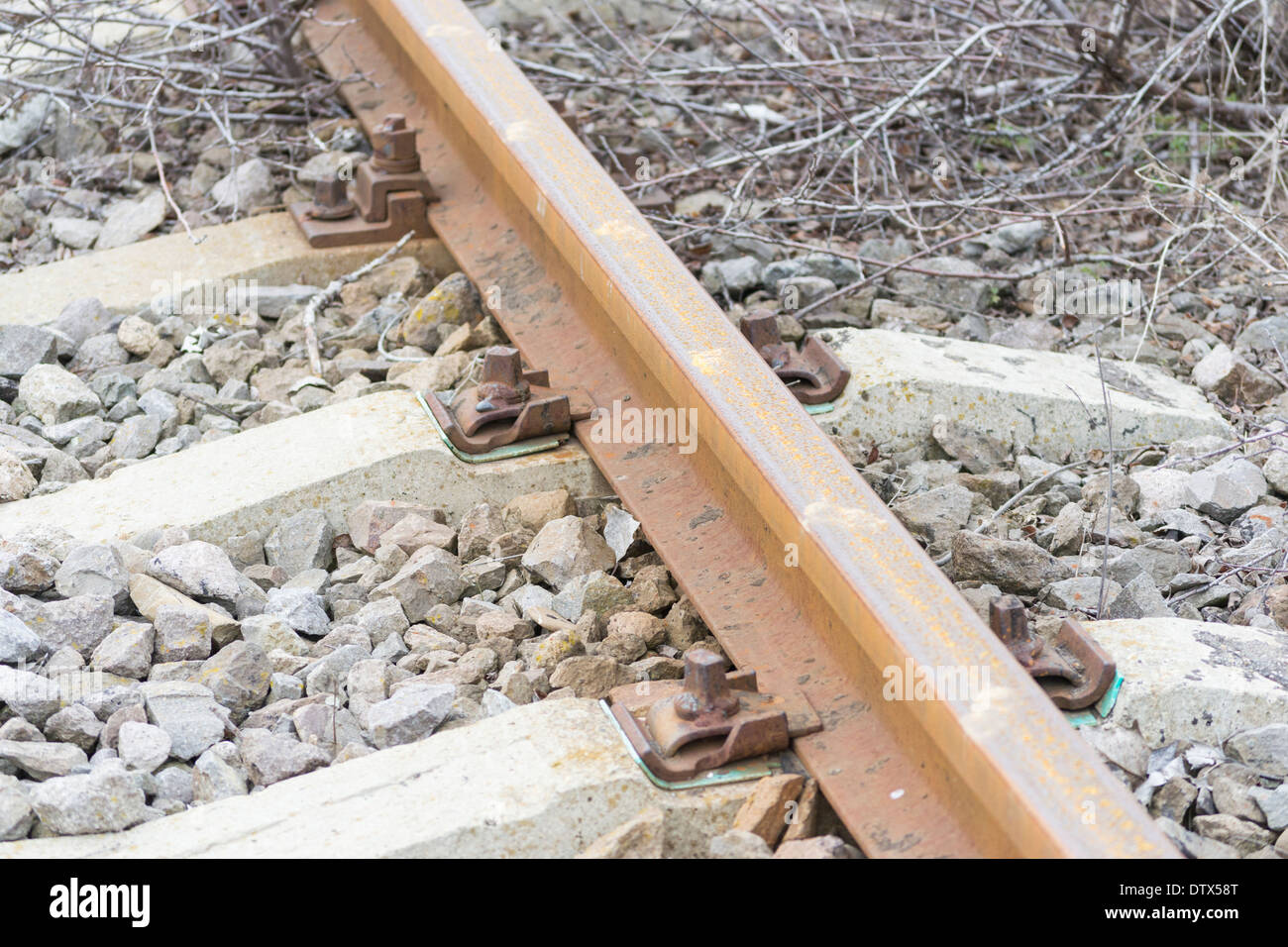 Train on tracks busy railway hi-res stock photography and images - Alamy