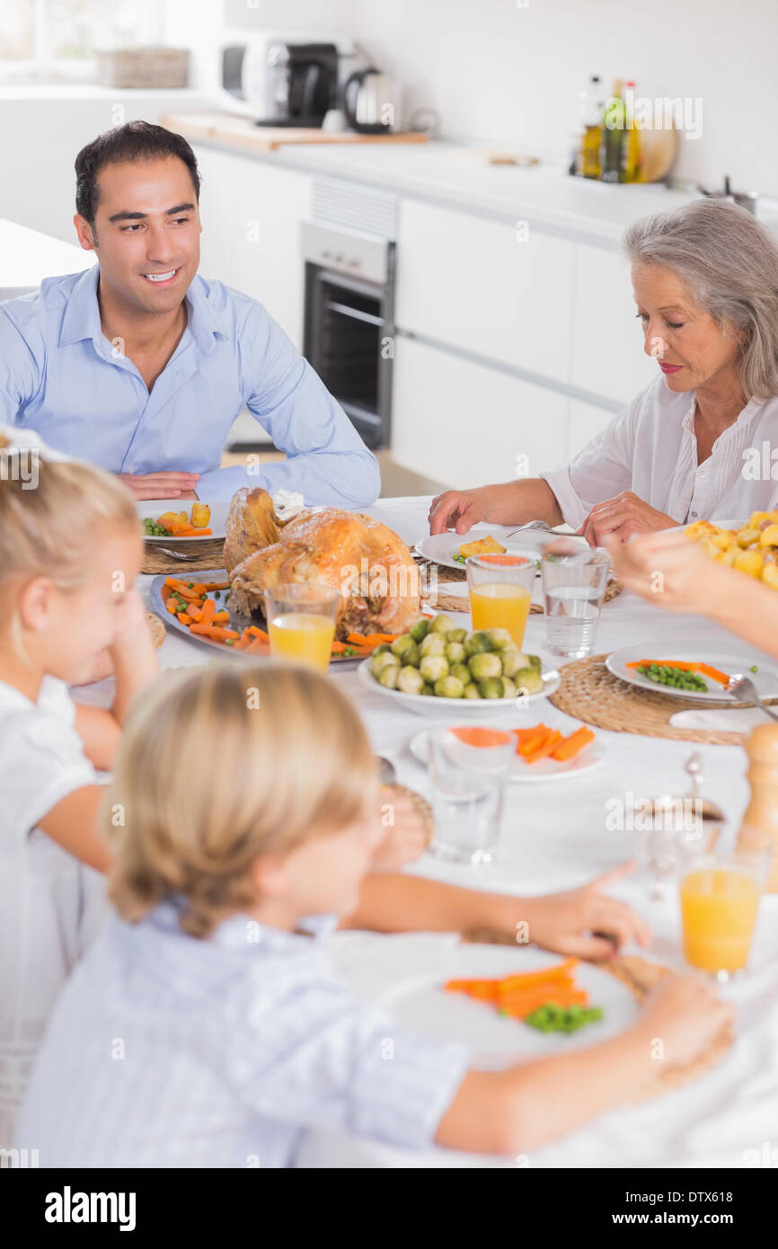 Mixed Family Thanksgiving Dinner