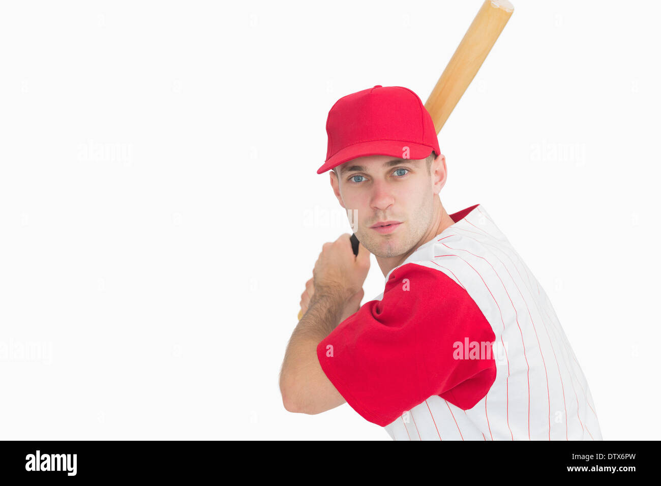 Baseball player in action Stock Photo - Alamy