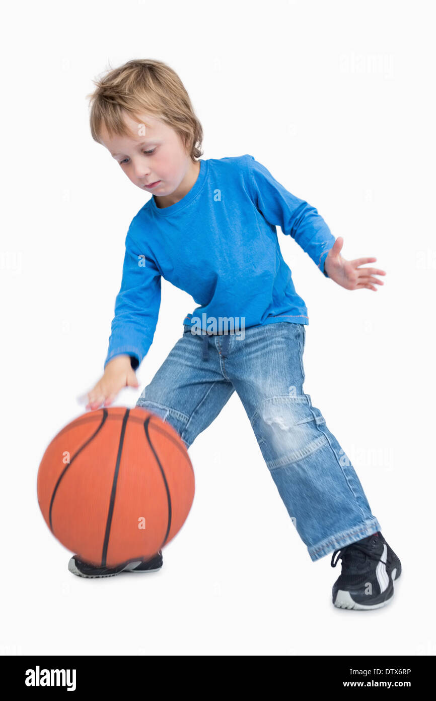 Child bouncing ball hi-res stock photography and images - Alamy