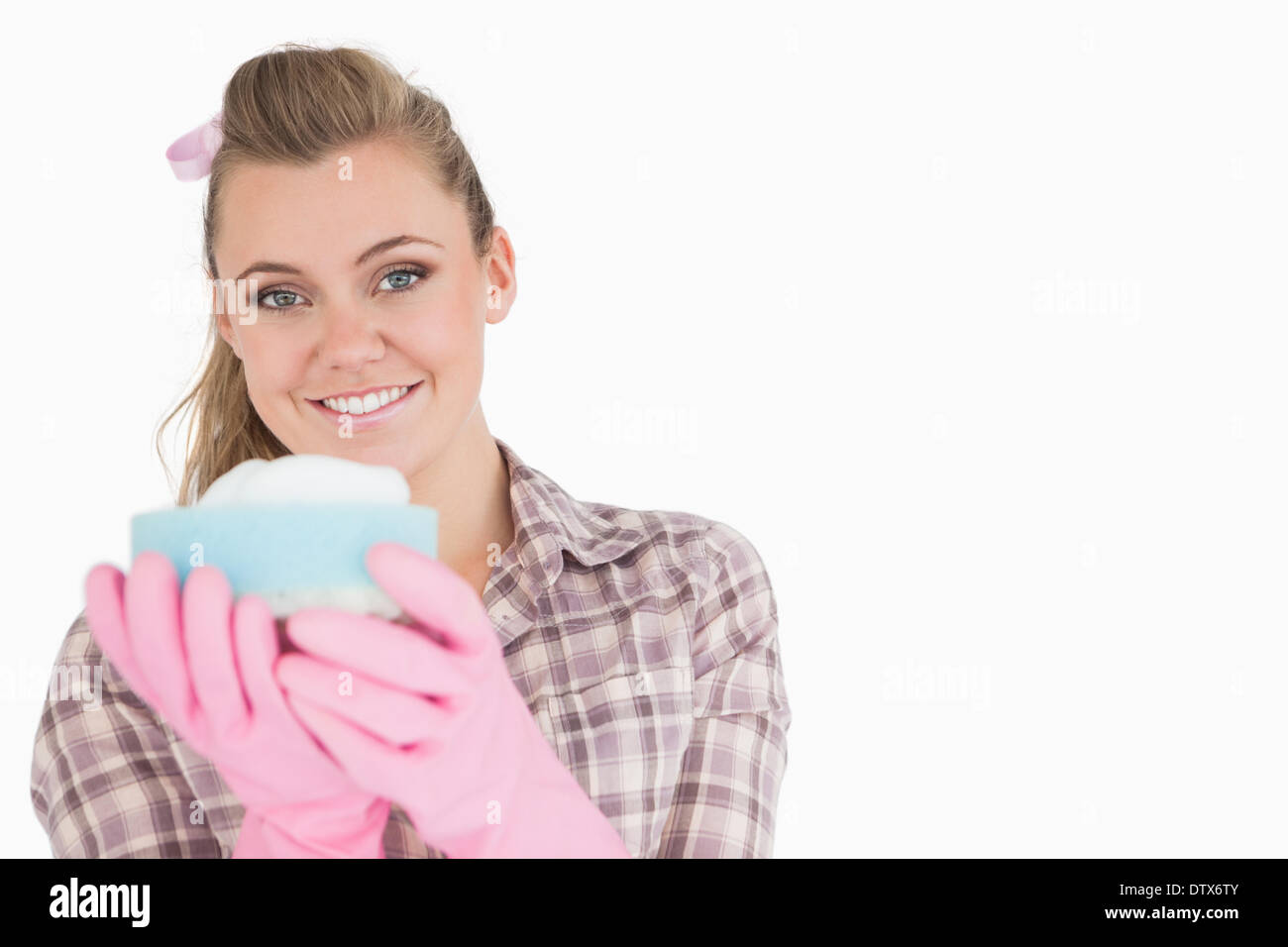 Woman soap suds hair hi-res stock photography and images - Alamy