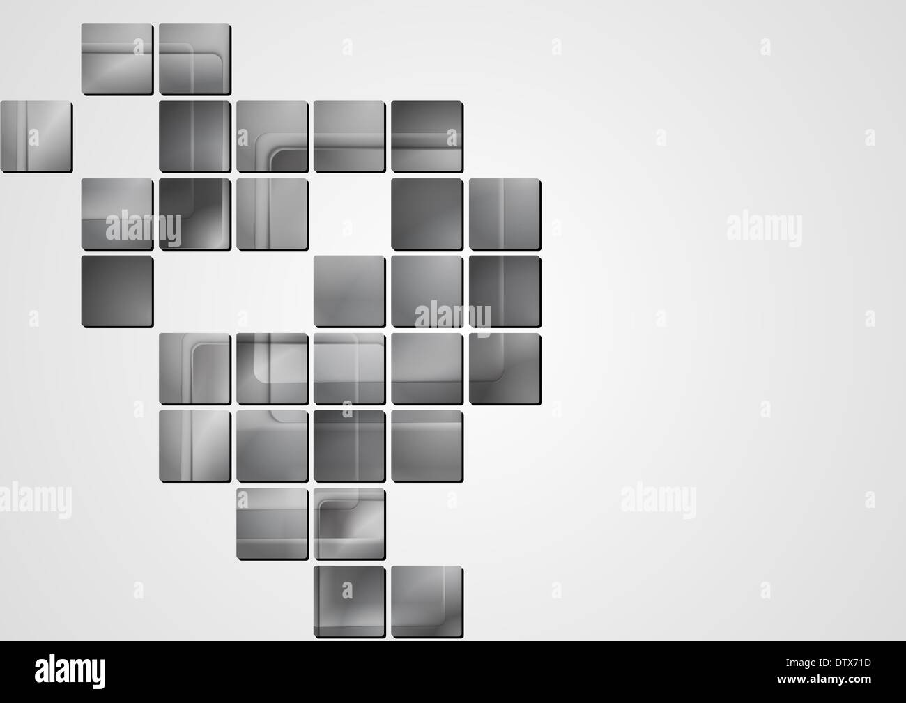 Elegant abstract background with grey squares Stock Photo - Alamy