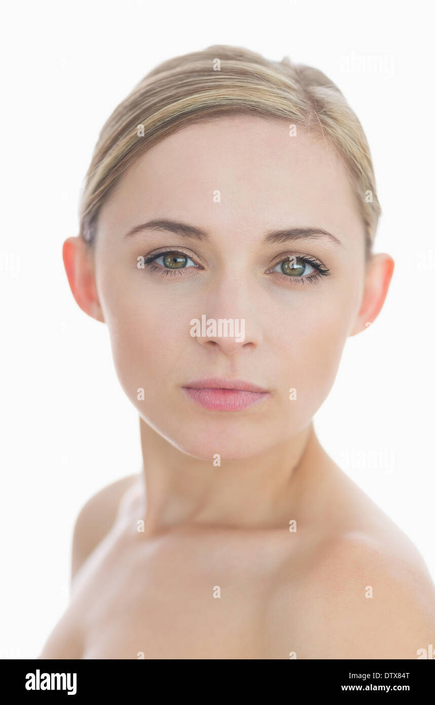 Womans face close up looking at camera hi-res stock photography and ...