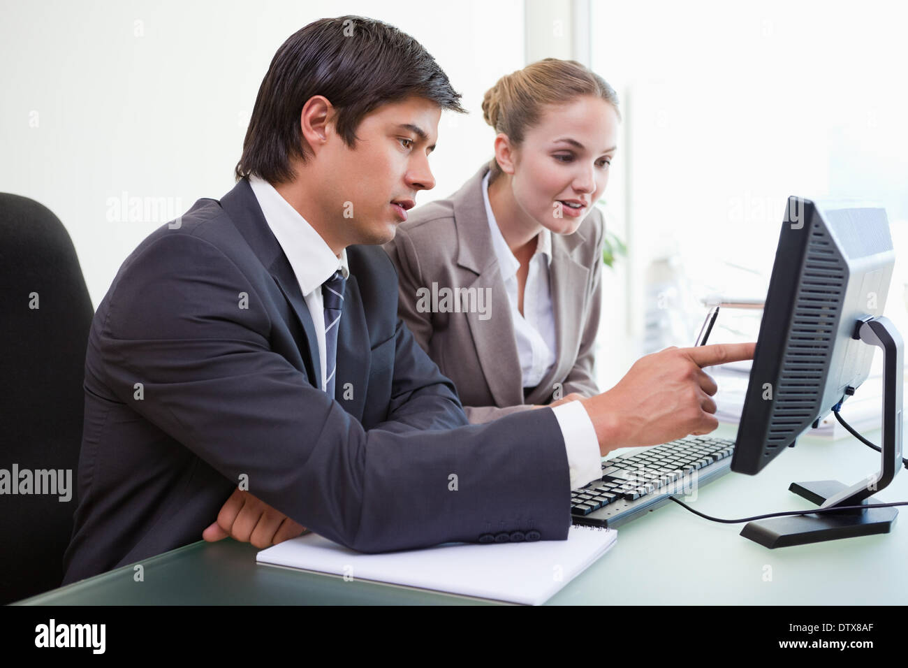 Executives in business meeting Stock Photo - Alamy