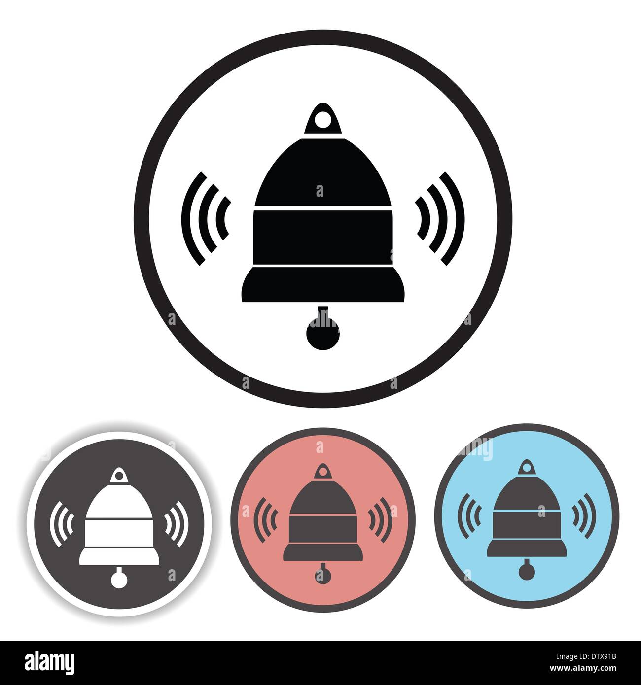 old bell icons Stock Photo - Alamy