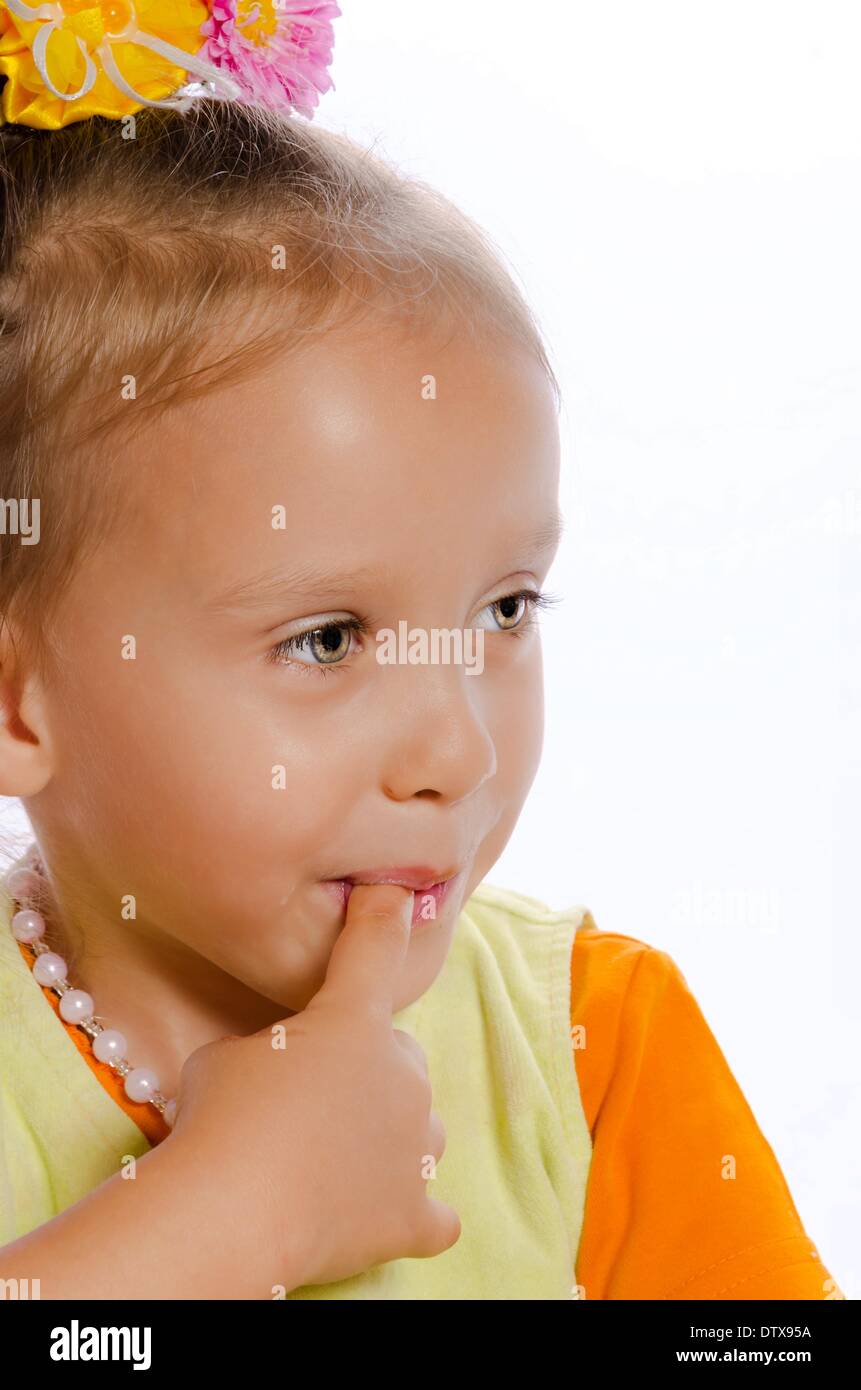 small girls portrait Stock Photo - Alamy