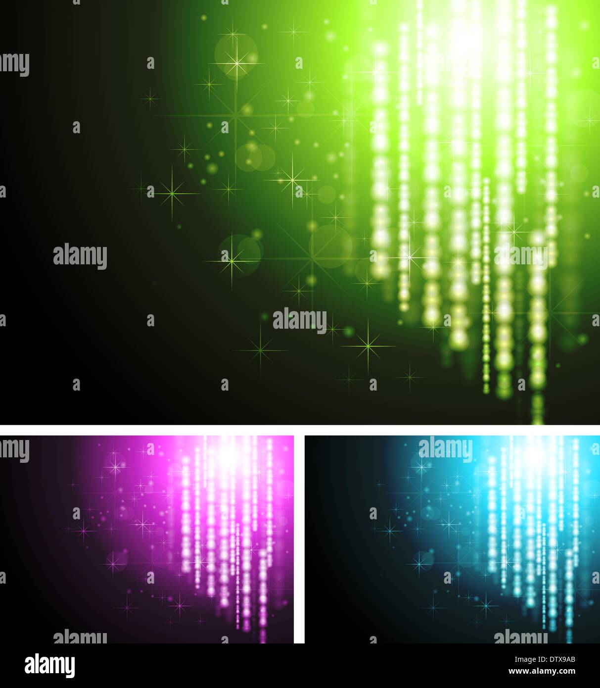 Colourful sparkling design Stock Photo - Alamy