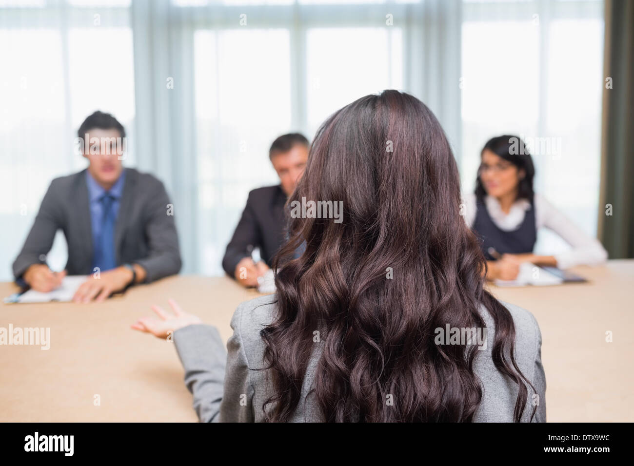 Interviewee hi-res stock photography and images - Alamy
