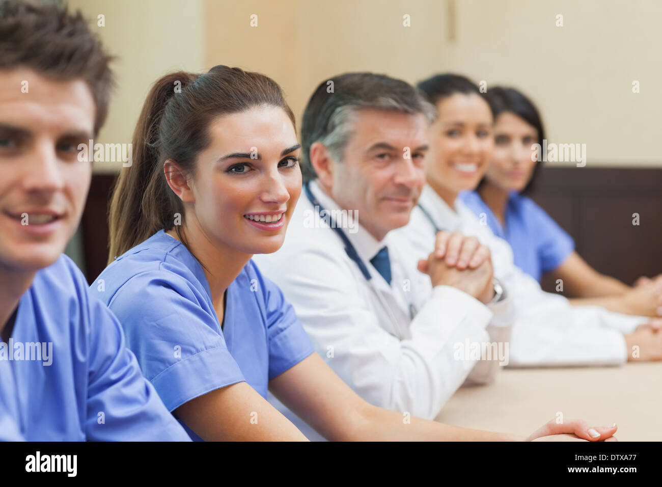 Happy medical team Stock Photo - Alamy