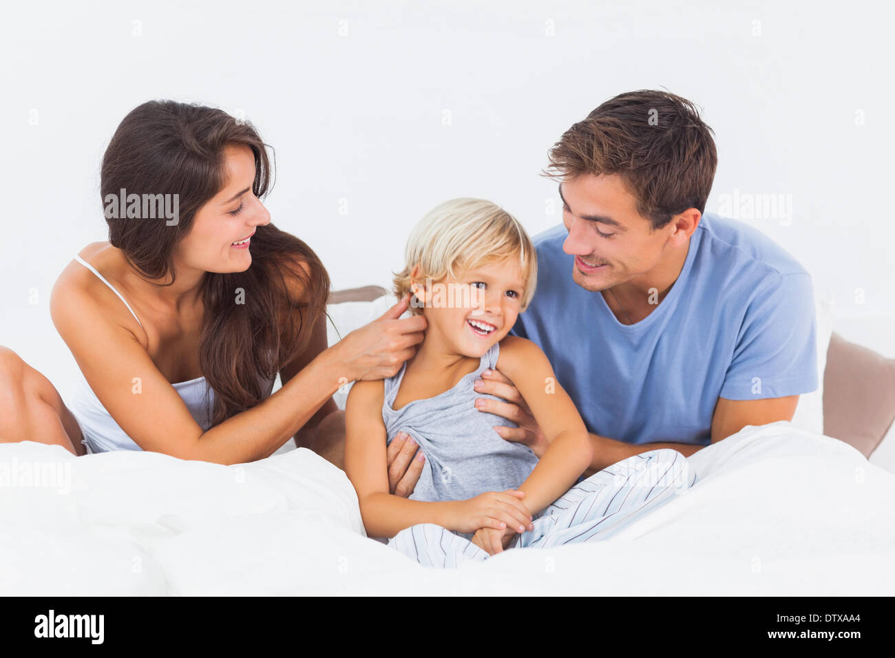 Family having fun together Stock Photo - Alamy